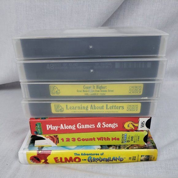 Sesame Street Vhs Lot